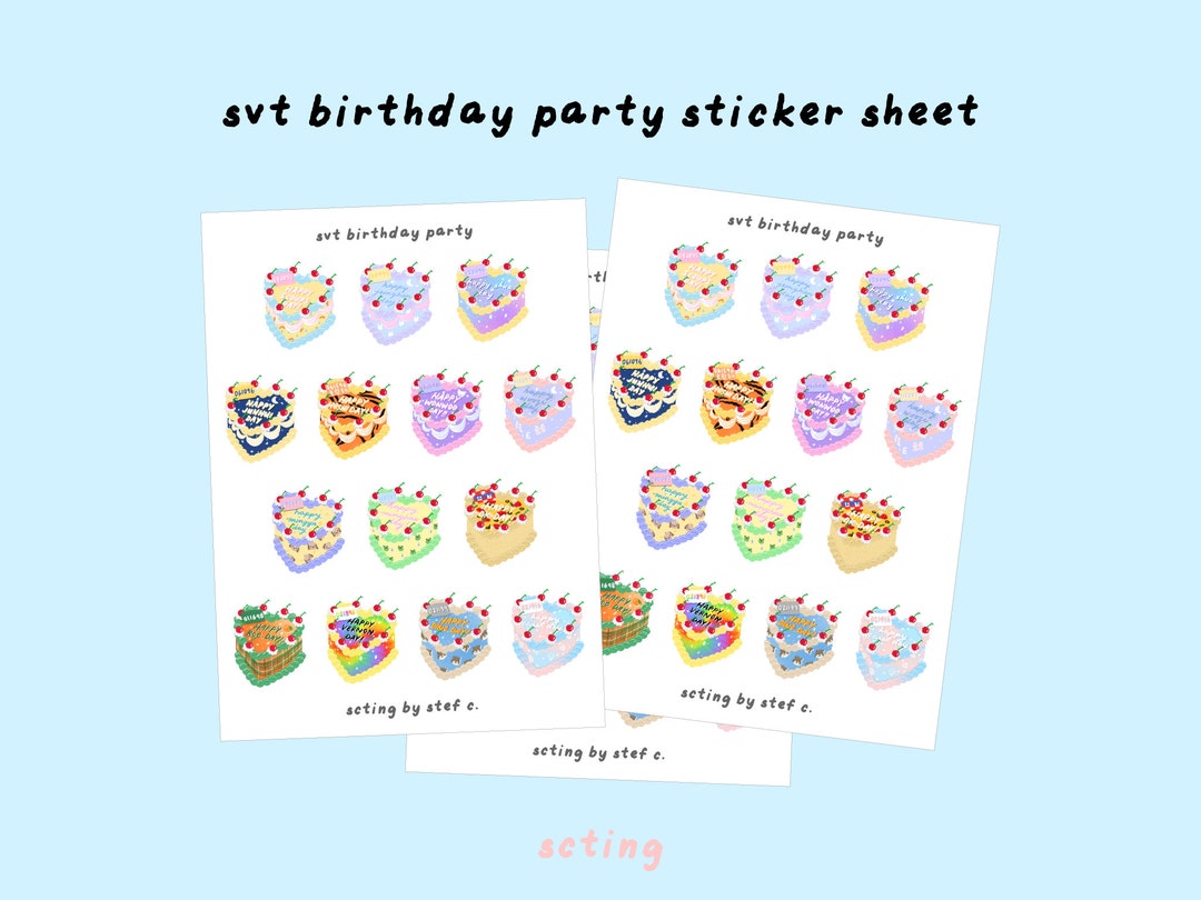 Seventeen Svt Birthday Party Polco and Journal/bujo Toploader Deco ...