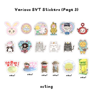 Various SVT Stickers page 3 - Etsy