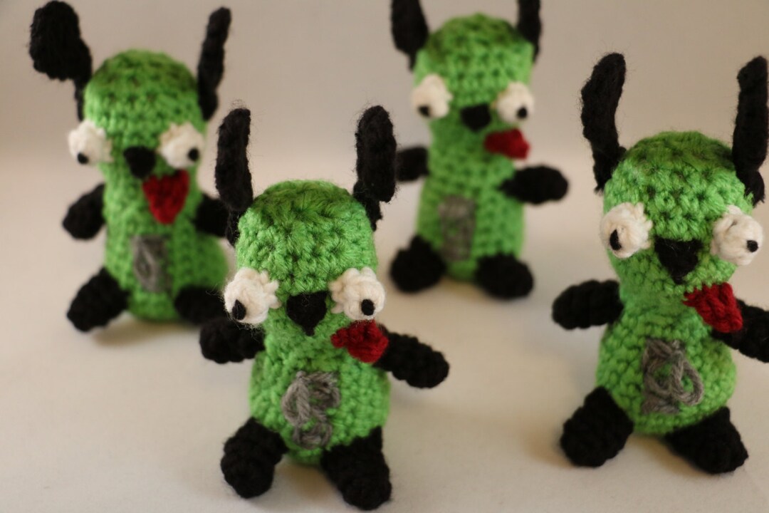 Mini Alien Robot Dog Amigurumi Plush - Etsy