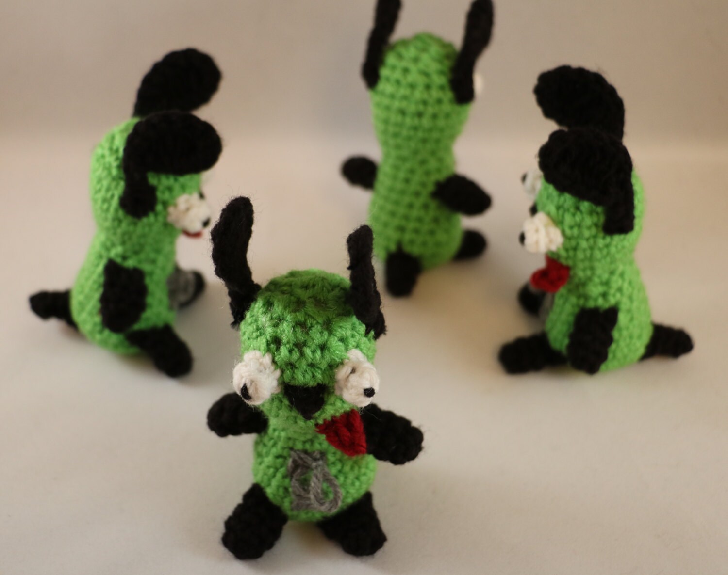 Mini Alien Robot Dog Amigurumi Plush - Etsy