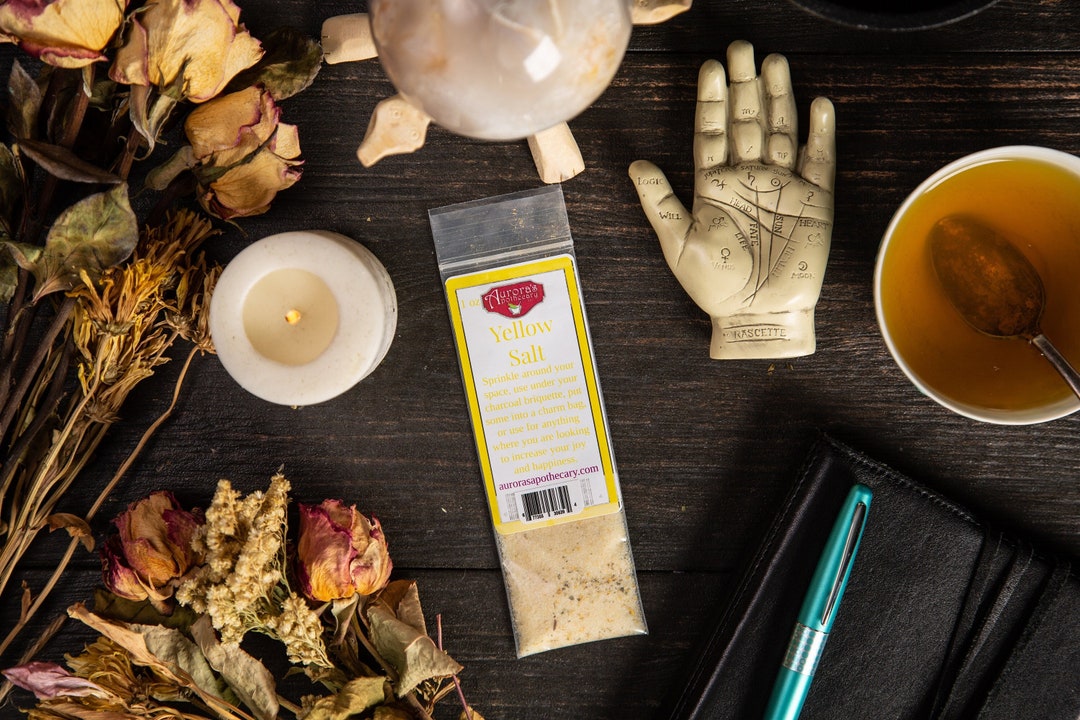 Yellow Spell Salt,spell Salt,salt for Spells,colored Salt,manifestation ...