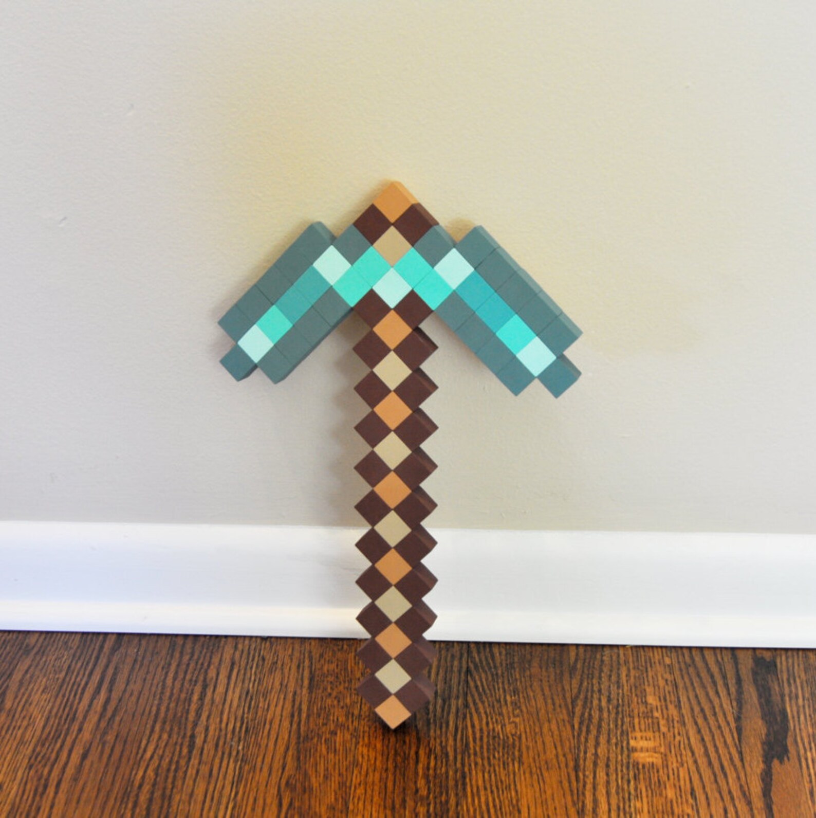 Handmade Wooden Minecraft Pickaxe Perfect Gift | Etsy