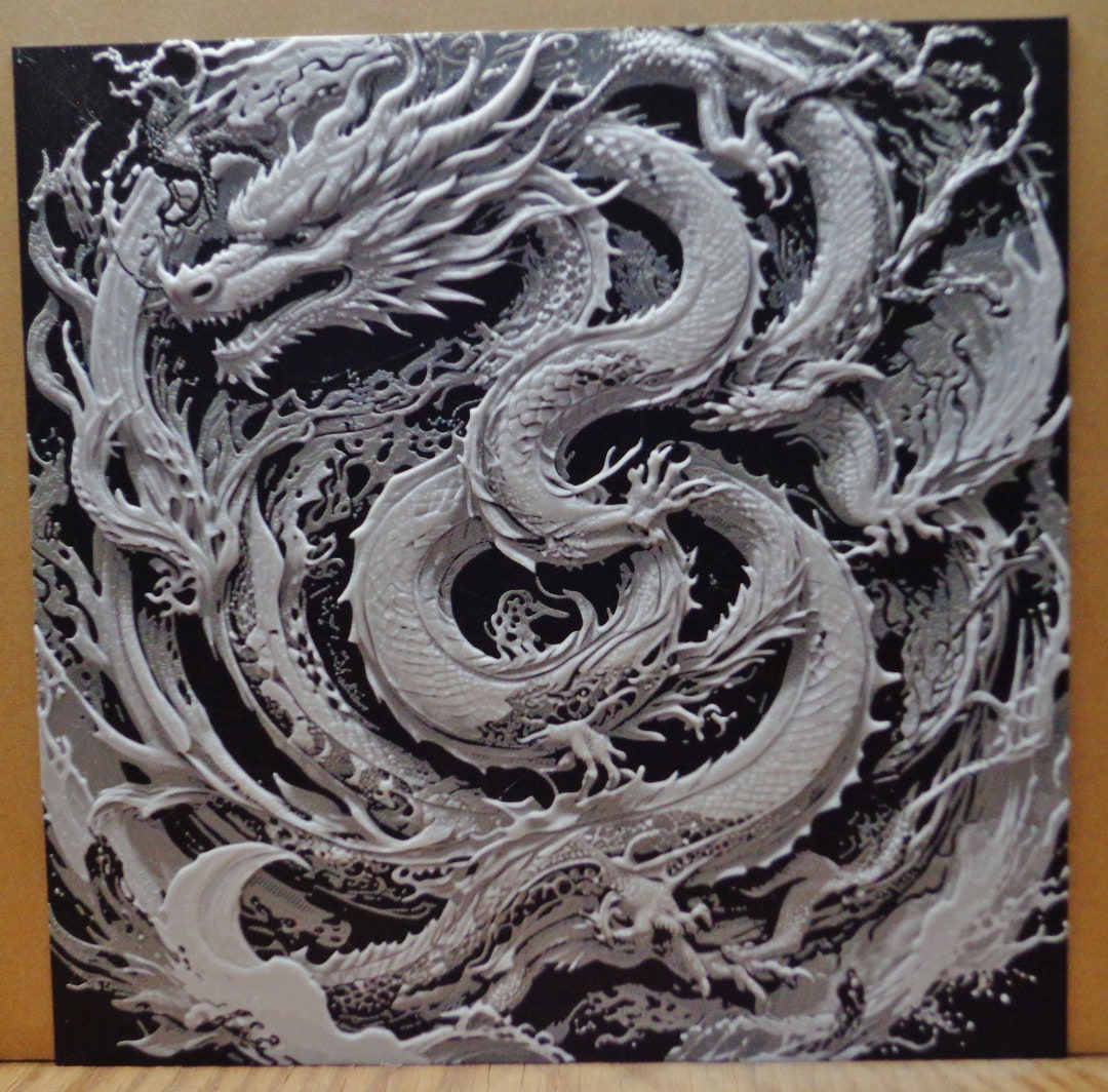 Hueforge Dragon 3d Print Files .stl .3mf Gcode - Etsy