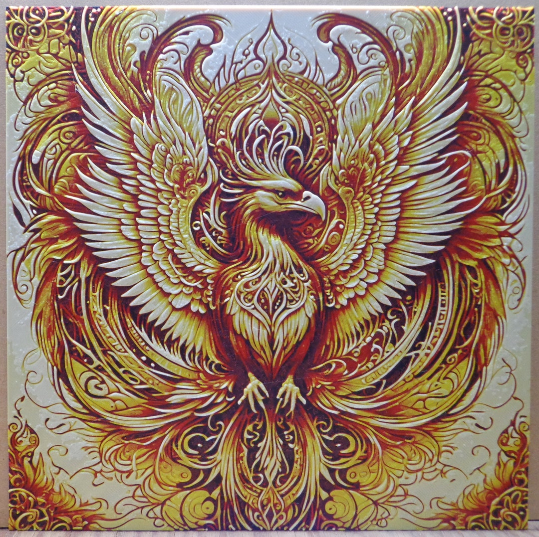 Phoenix Fan Art 3D Print Files .stl .3mf - Etsy