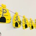 Bee Themed Banner Baby Shower Birthday Banner Custom - Etsy
