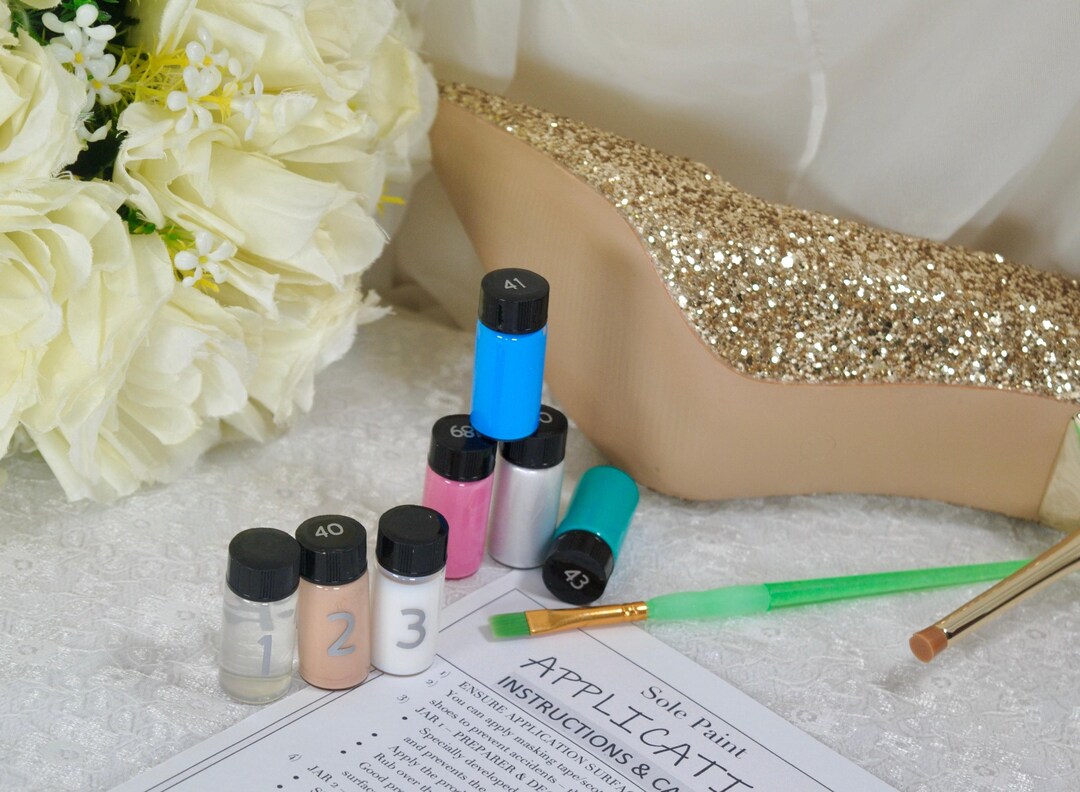 DIY Wedding Shoes, Sole Paint for Bridal Shoes, Customise Your Colour ...