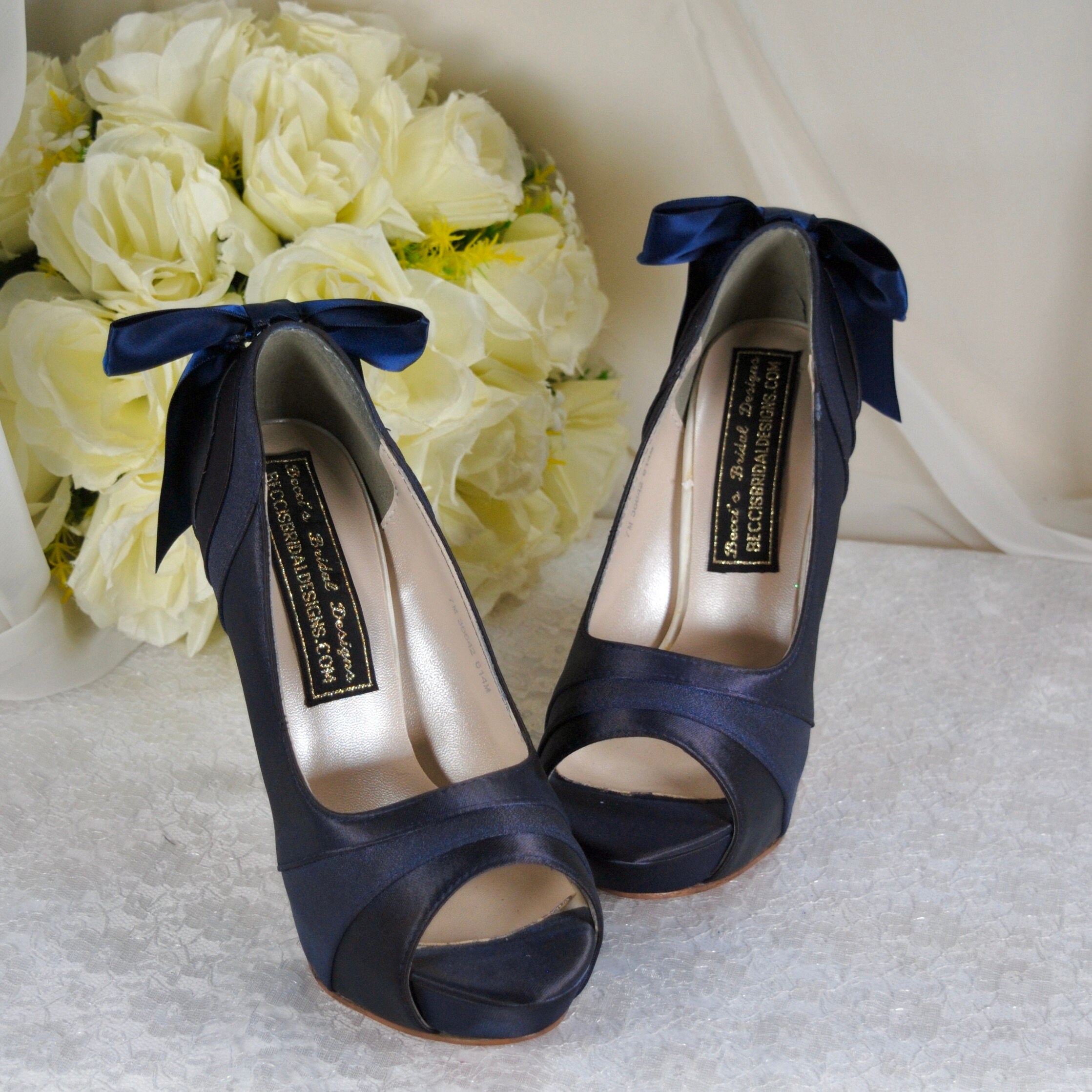 Yellow And Blue Wedding Shoes