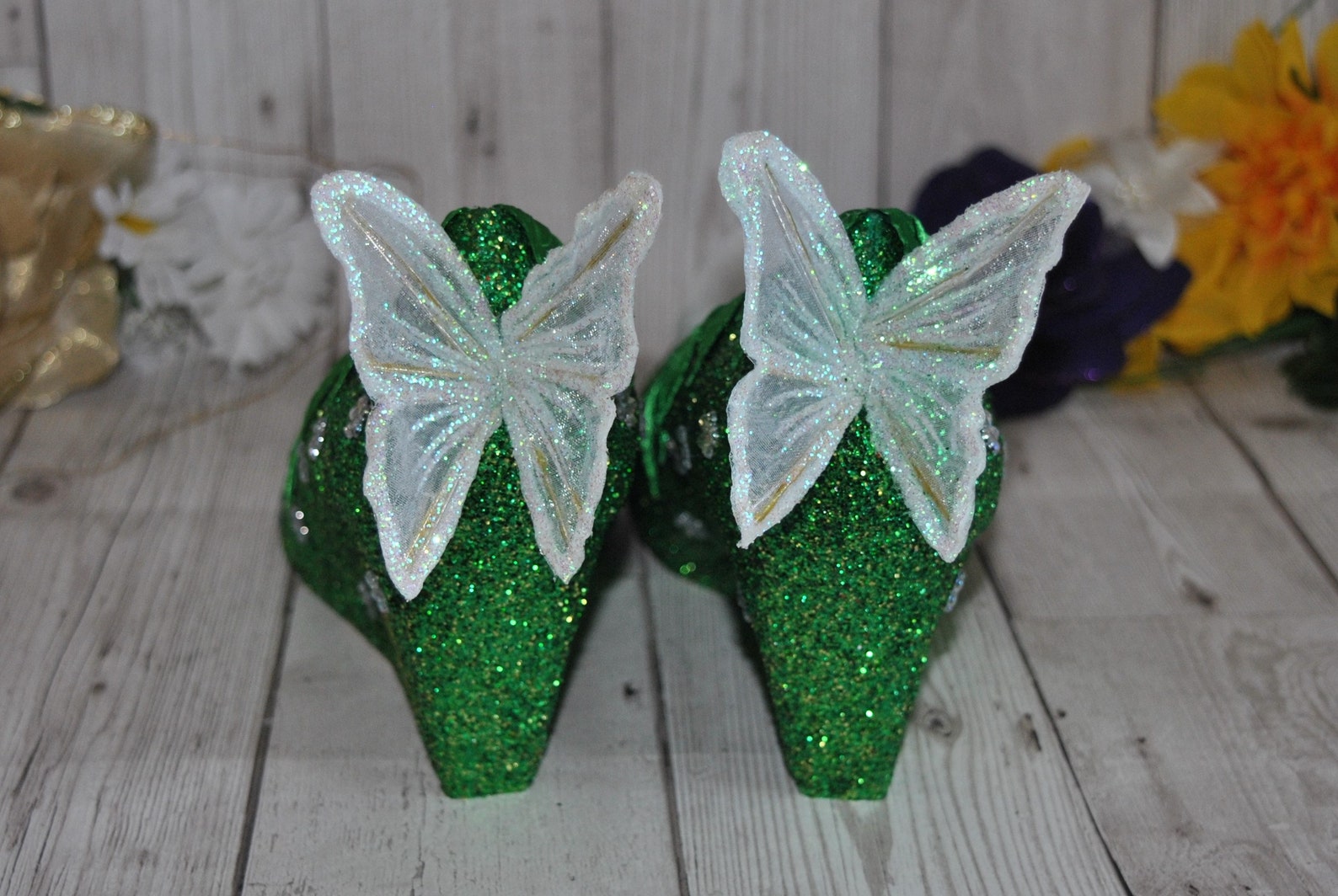 Tinkerbell Princess Wedding Shoes - Etsy UK