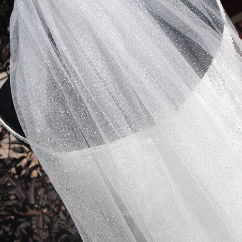 Sparkle Veil Shimmer Veil Simple Glitter Veil - Etsy