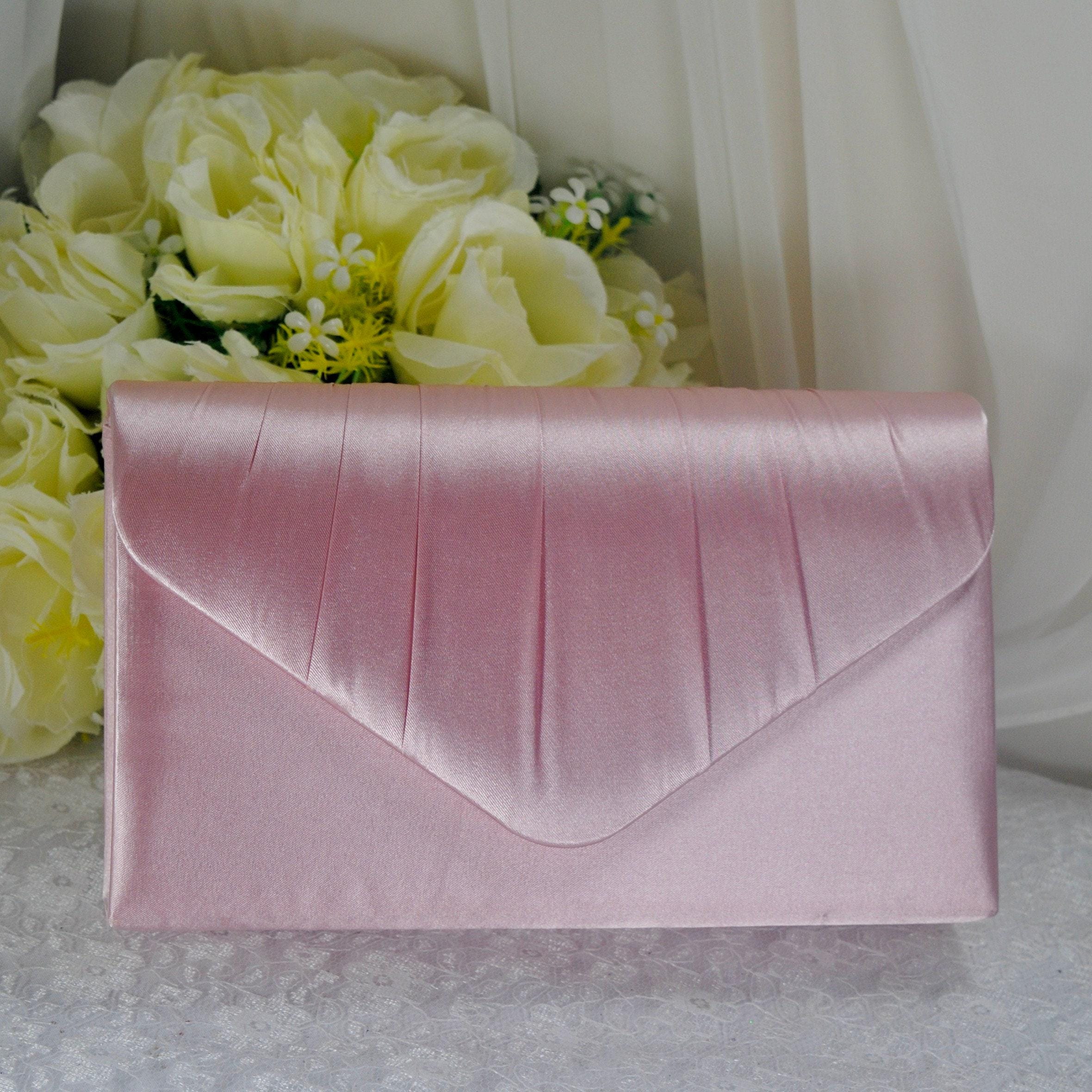 Royal Blue Satin Clutch Bag: Handmade Wedding Bridal Purse - Etsy Australia