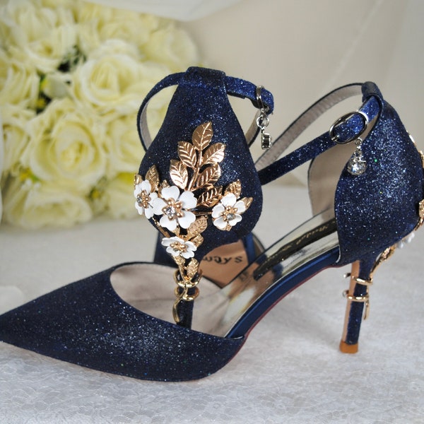 Sparkly Bridal Shoes - Etsy
