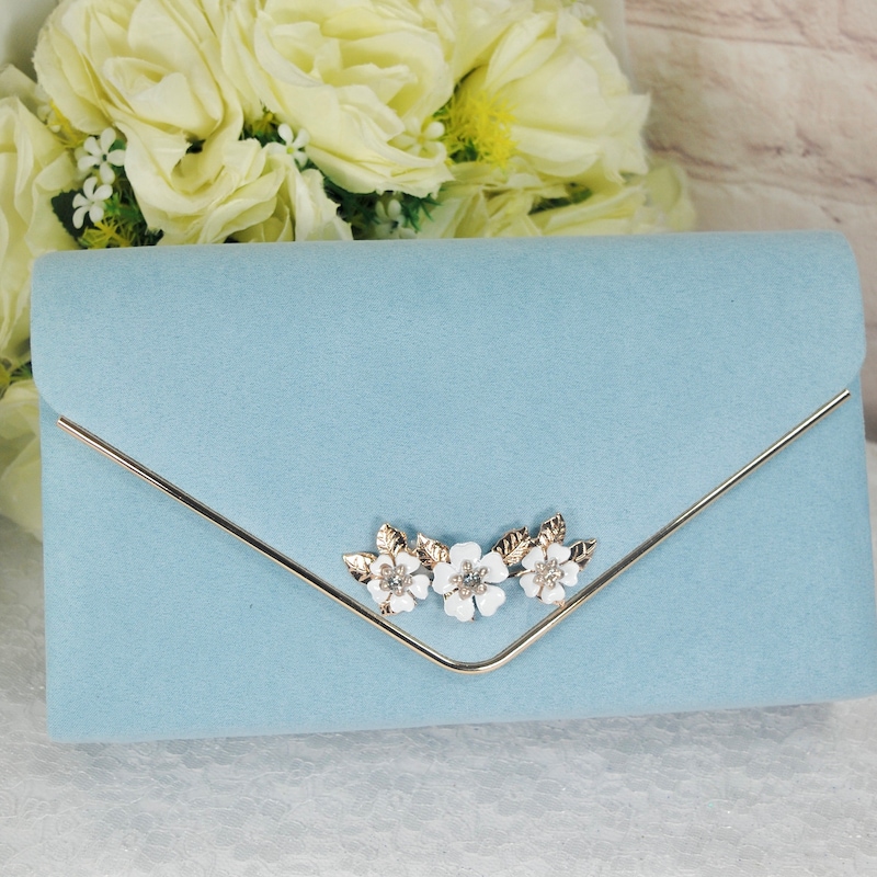 Light Blue Clutch - Etsy
