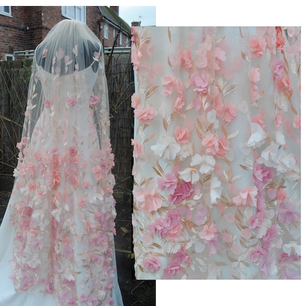 Floral Veil - Etsy