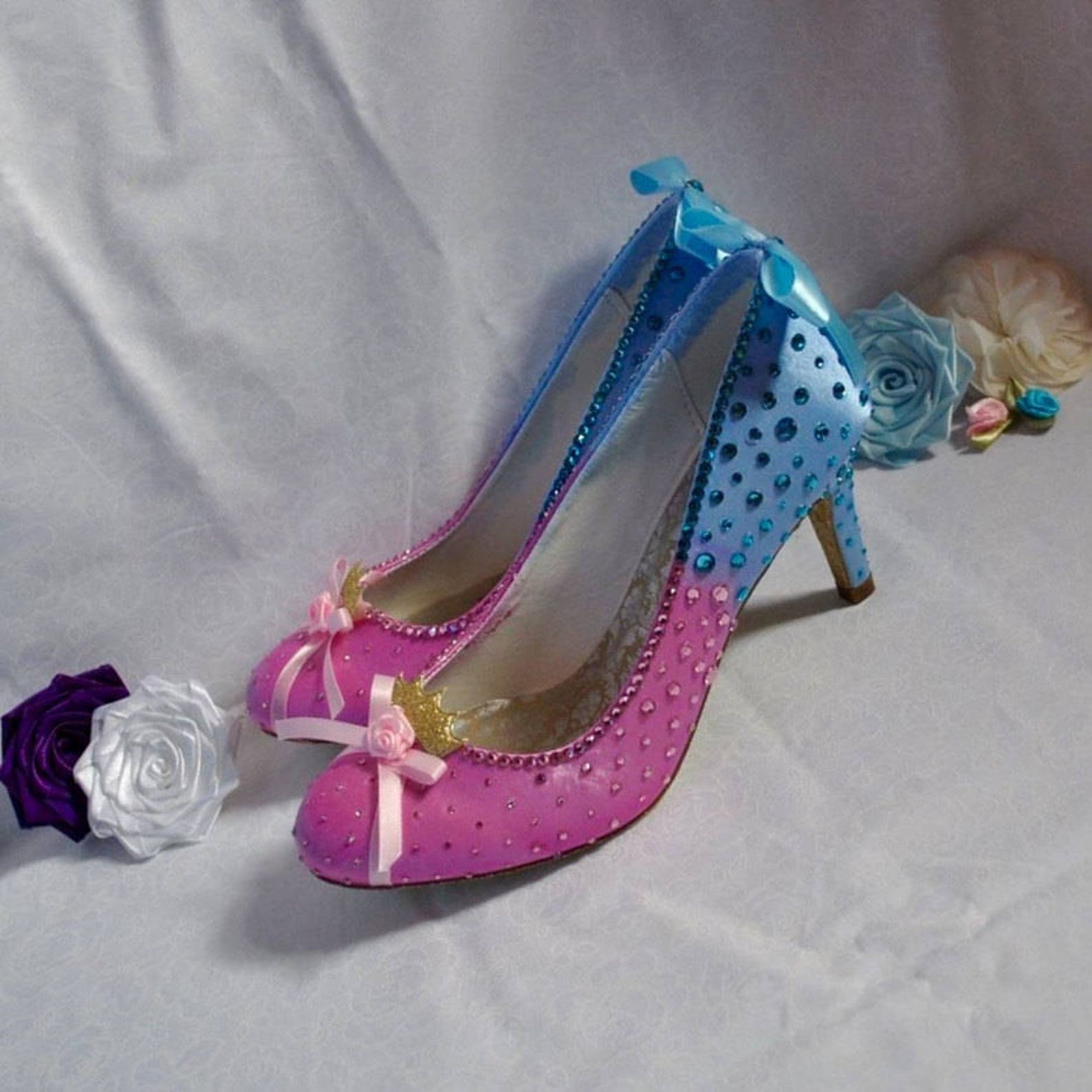 Aurora Wedding Shoes Princess Bridal Shoes - Etsy UK