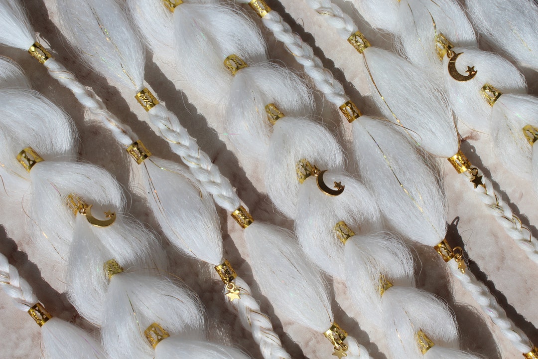 Set of 2 Cleo Clip-in Braid Extensions Rave Hair Braiding Easy ...