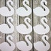 Swan Die Cut - Paper Swan - Swans - Paper Swan Cutouts - Paper Swan Die ...