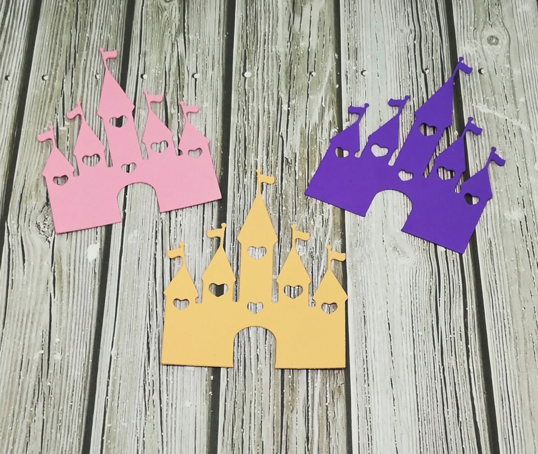 Castle Die Cut - Paper Castle - Castle Shape - Unicorn Castle Cut Out ...