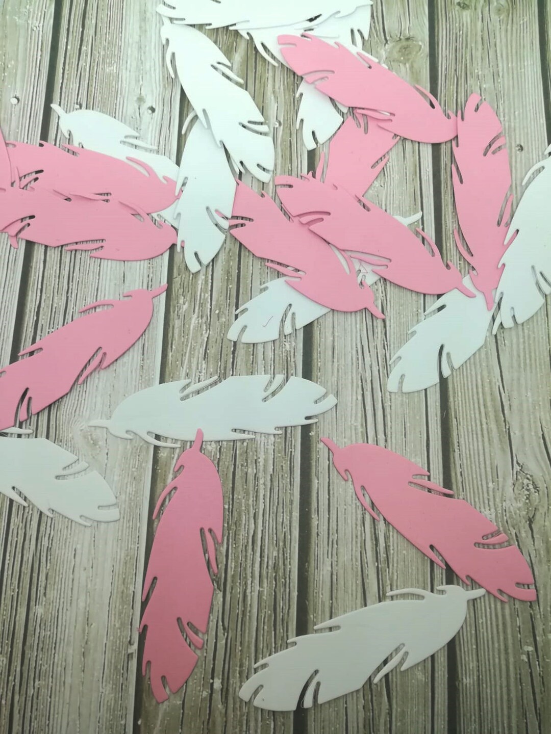 Paper Feathers - Feather Paper Die Cuts - Mix Color Feathers - Paper ...