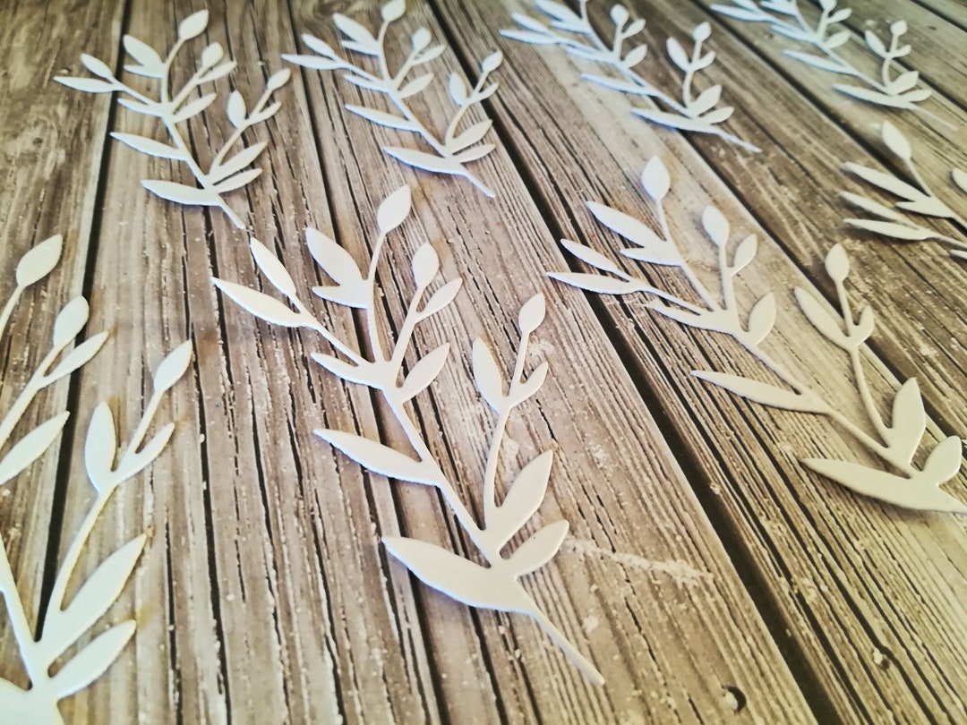 Paper Leaves Die Cuts - Paper Leaves Cutout - Paper Leaves - Paper Die ...