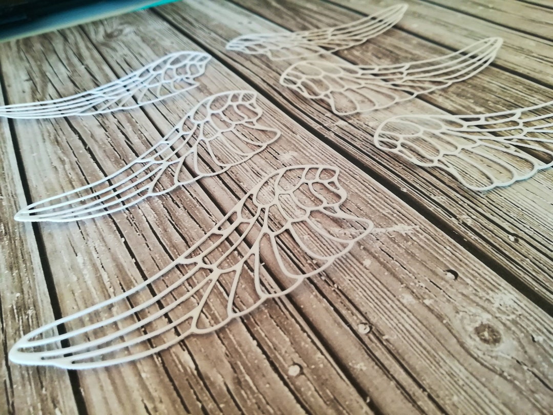Paper Wings Die Cuts - Paper Wing Cutout - Paper Wings - Paper Die Cut ...