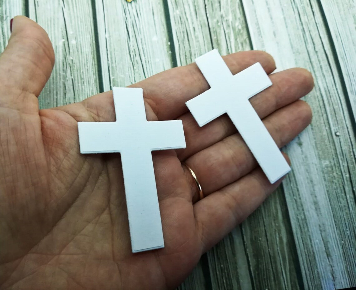 Paper Cross Die Cuts Paper Cross Cutout Paper Cross - Etsy