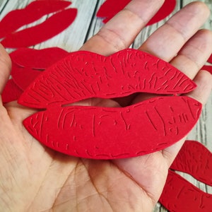 Paper Lips Die Cuts - Paper Lips Cutouts - Paper Lips - Paper Die Cut ...