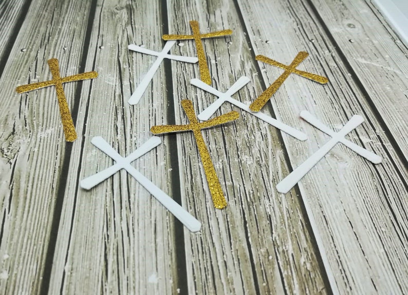 Paper Cross Die Cuts - Paper Cross Cutout - Paper Cross - Paper Die Cut ...