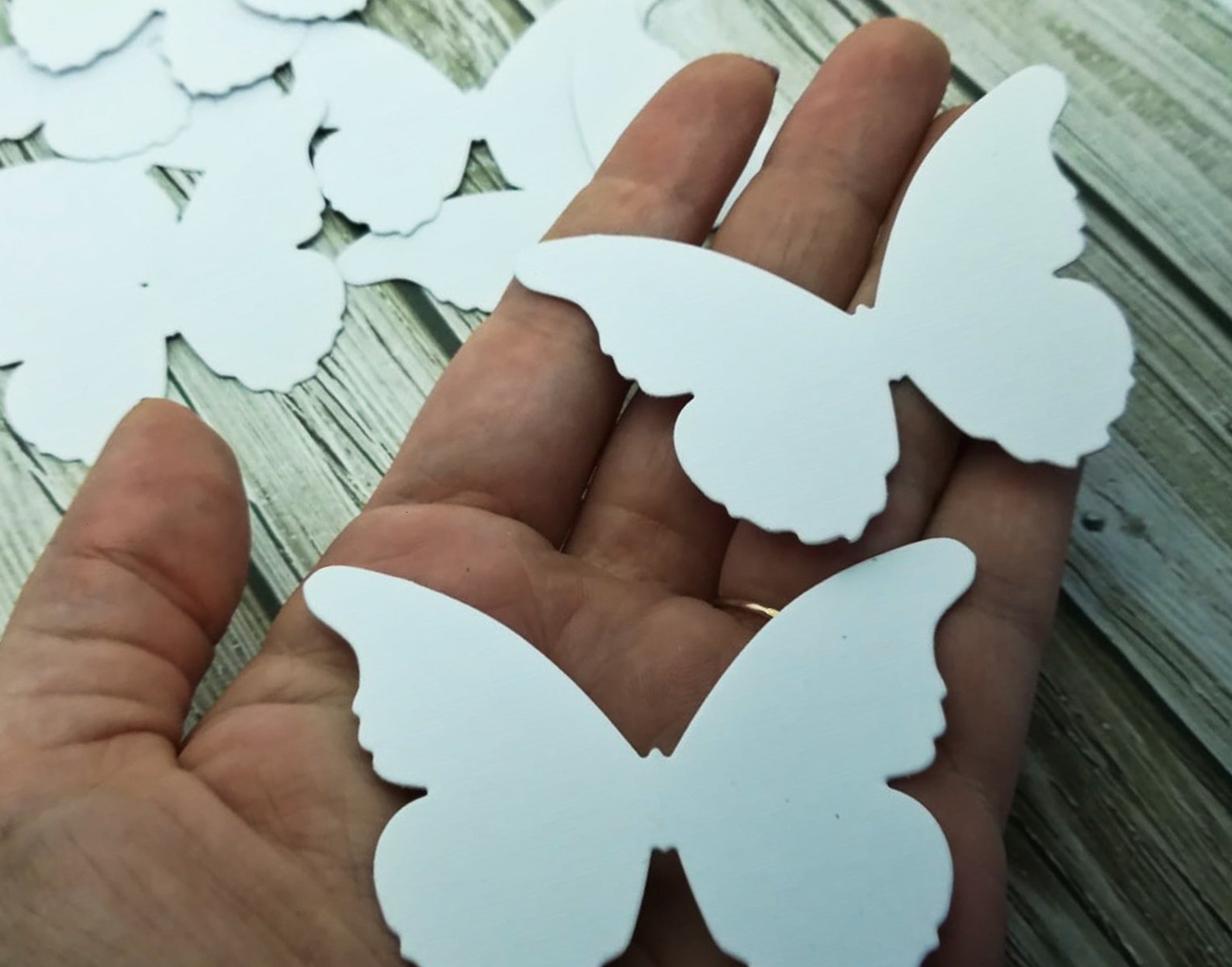 Paper Butterflies - Butterfly Cutouts - Die Cut Butterflies - Set of ...