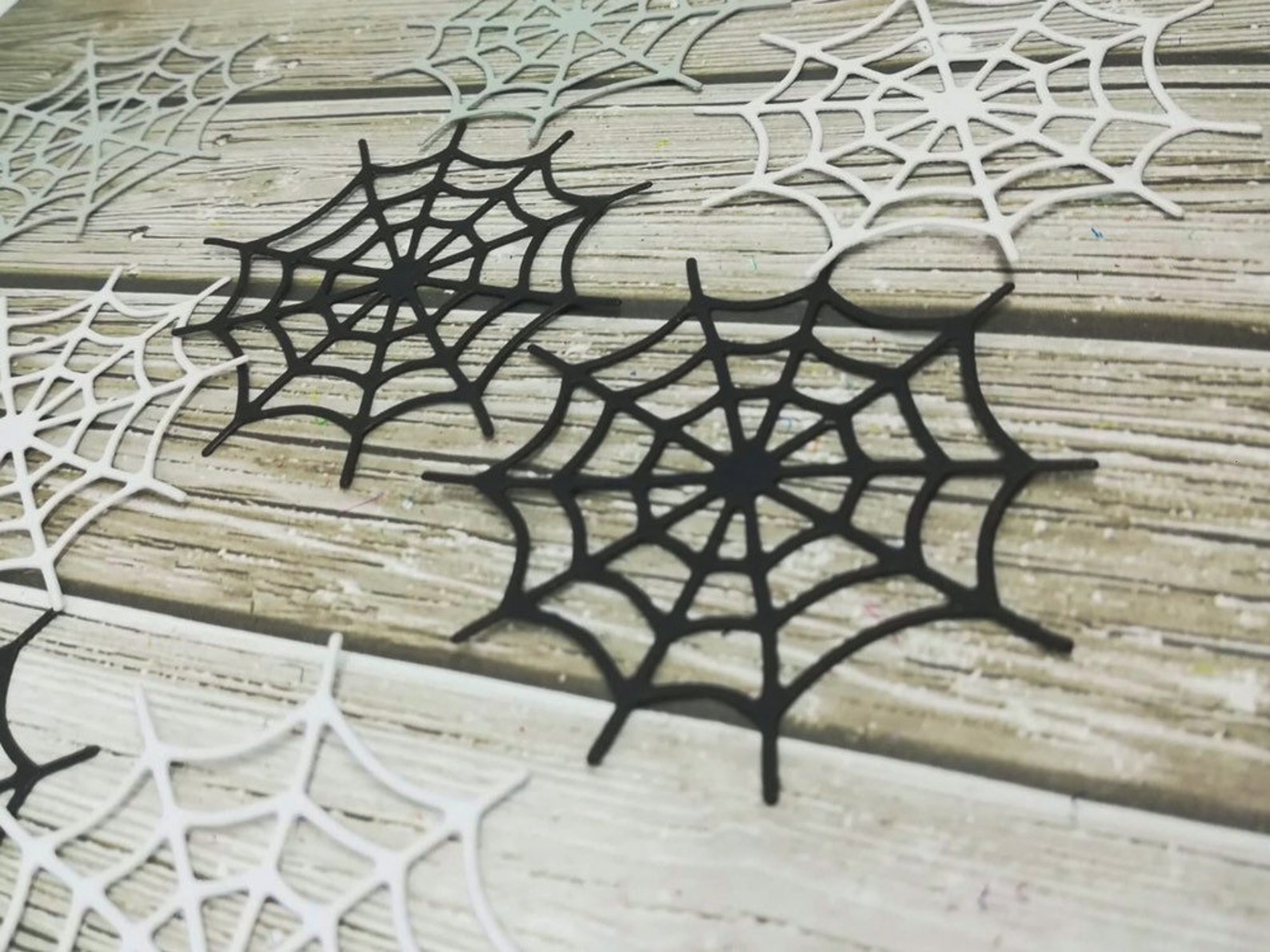 Paper Spider Web - Spider Web Cutouts - Die Cut Web - Set of Spider ...