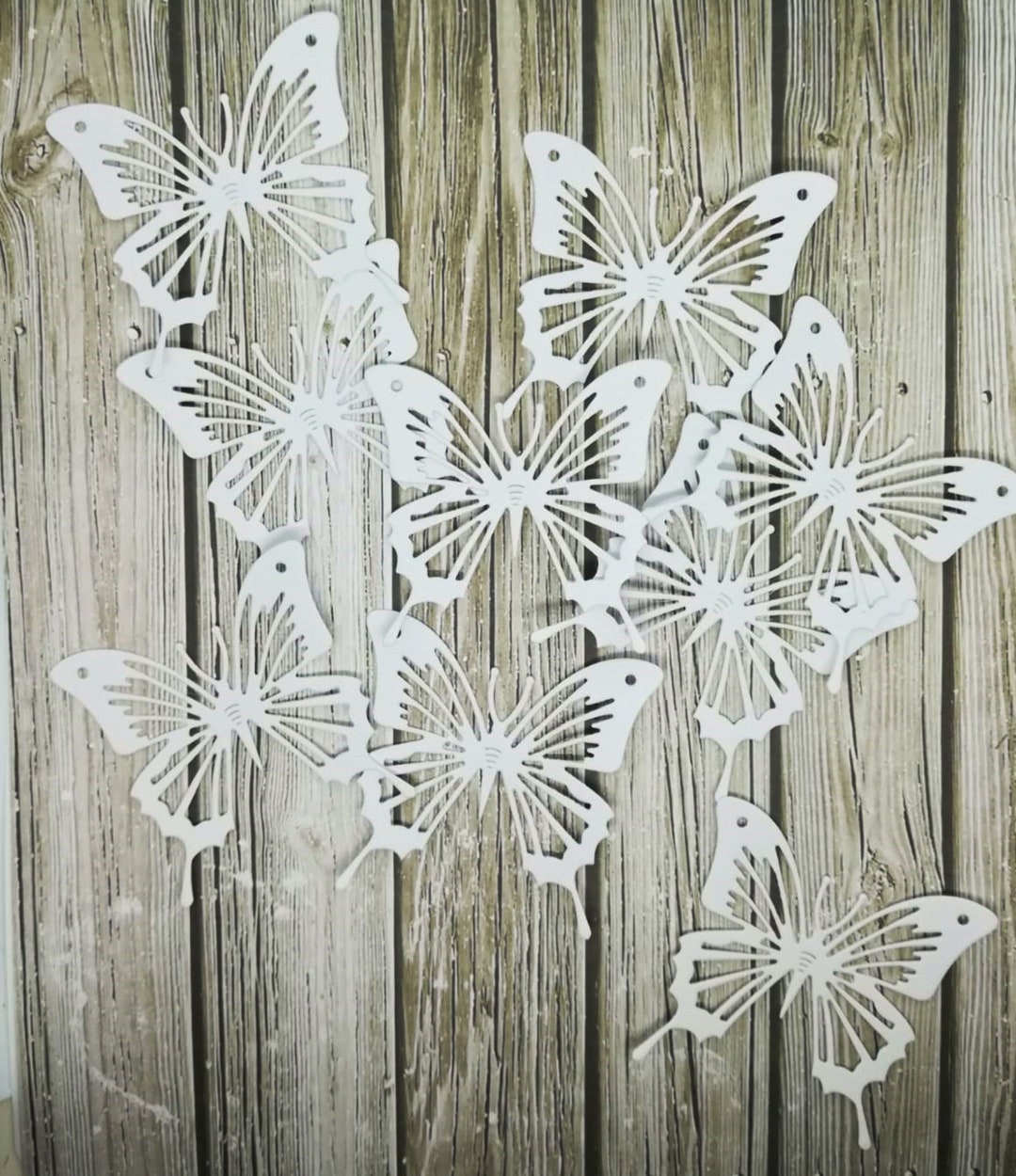 Paper Butterflies - Butterfly Cutouts - Die Cut Butterflies - Set of ...