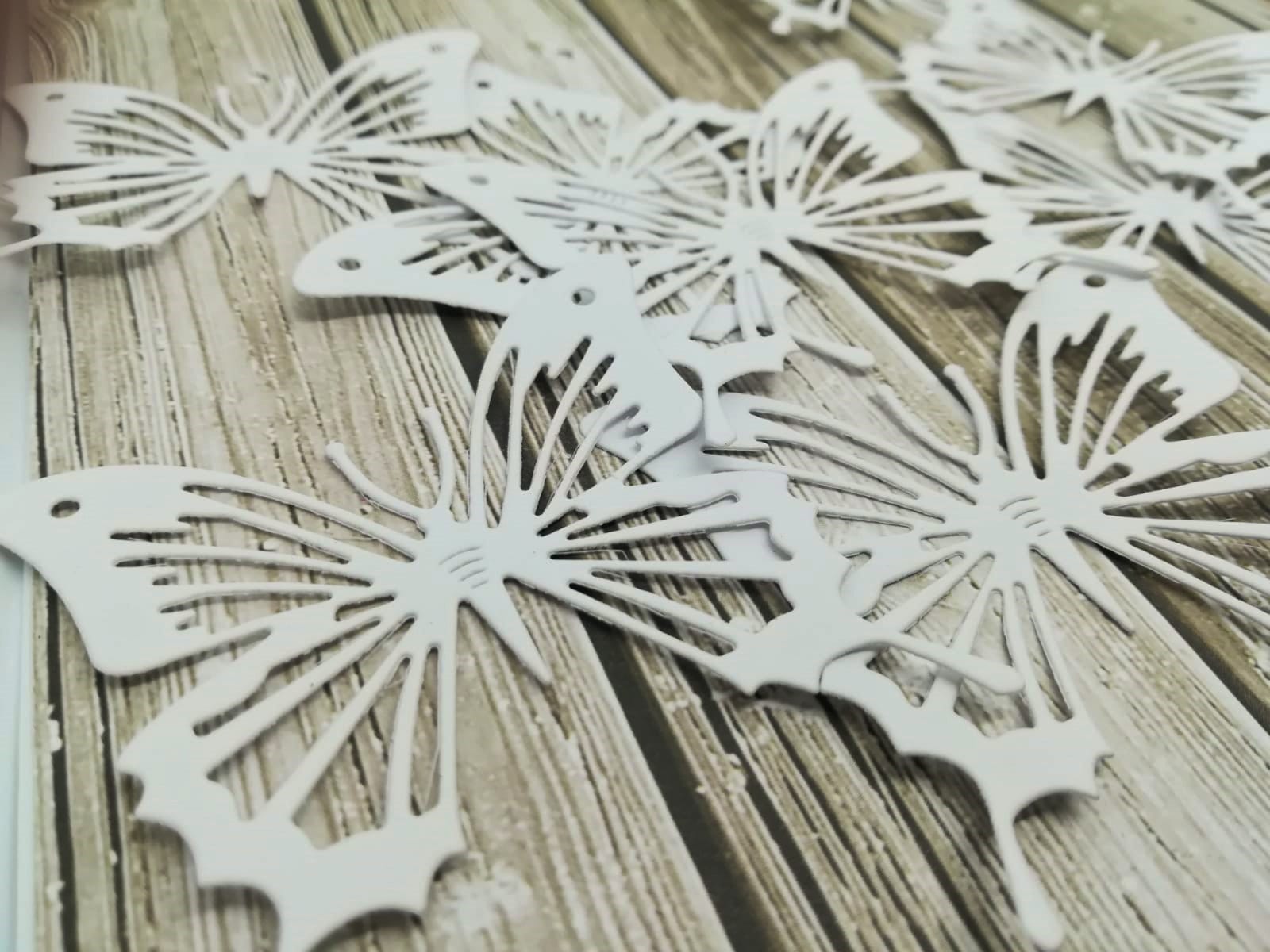 Paper Butterflies - Butterfly Cutouts - Die Cut Butterflies - Set of ...