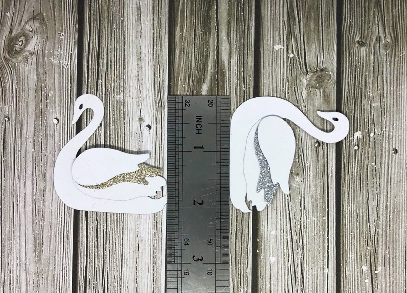 Paper Swan Swan Die Cut Swan Cutout White Swan Swan - Etsy
