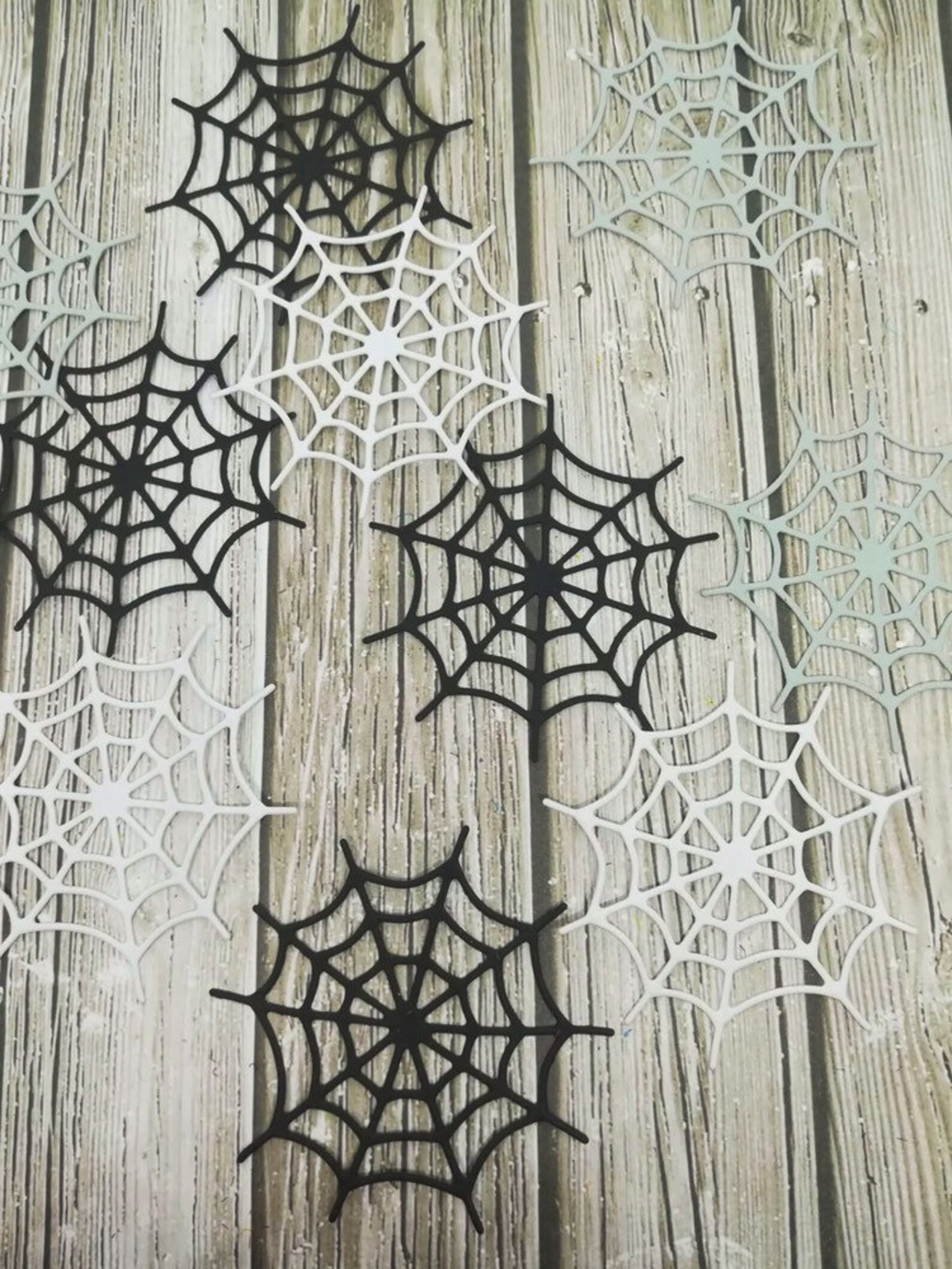 Paper Spider Web - Spider Web Cutouts - Die Cut Web - Set of Spider ...