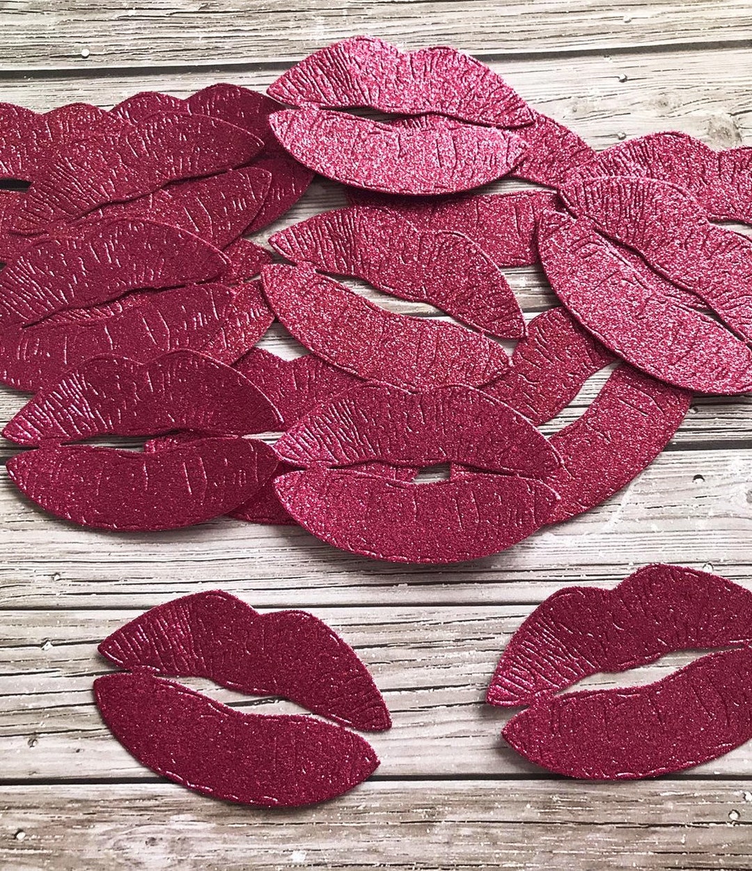 Paper Lips Die Cuts - Paper Lips Cutouts - Paper Lips - Paper Die Cut ...