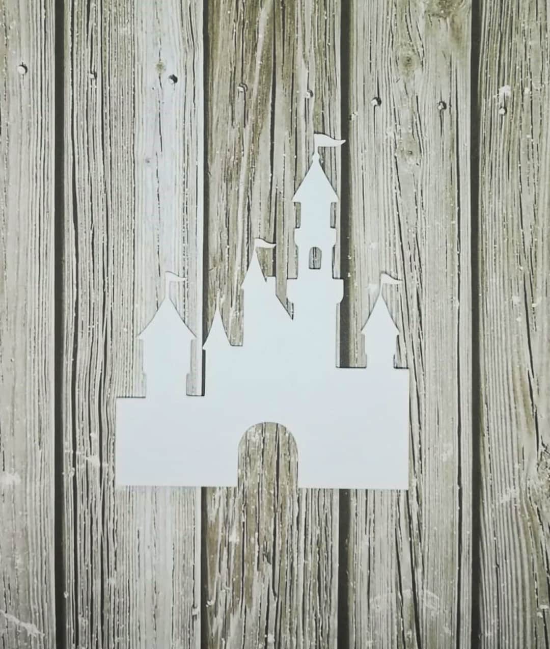 Castle Die Cut - Paper Castle - Castle Shape - Unicorn Castle Cut Out ...