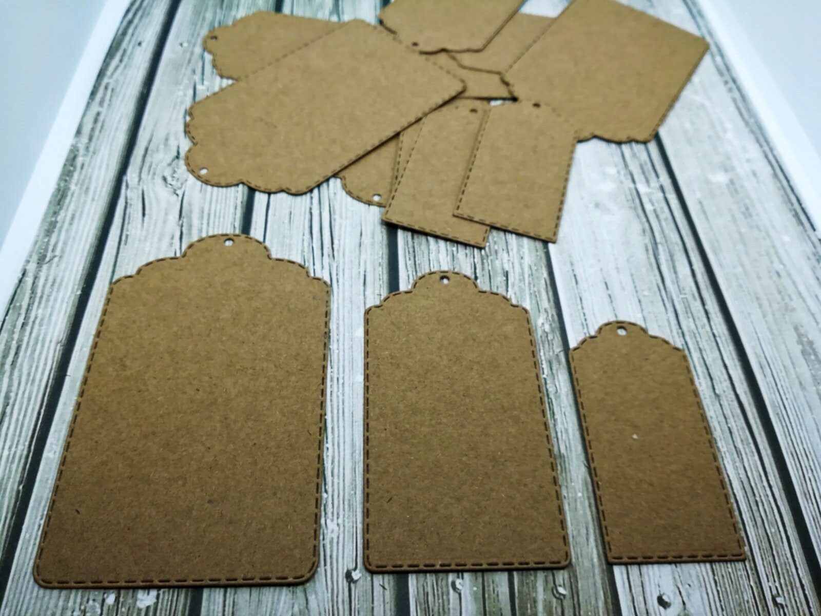 Paper Tags Tags Cutouts Die Cut Tags Set of Tags Paper - Etsy