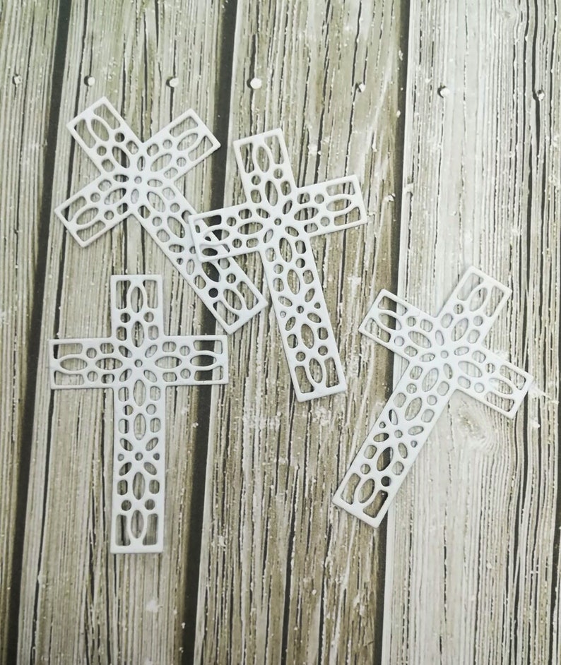Paper Cross Die Cuts - Paper Cross Cutout - Paper Cross - Paper Die Cut ...