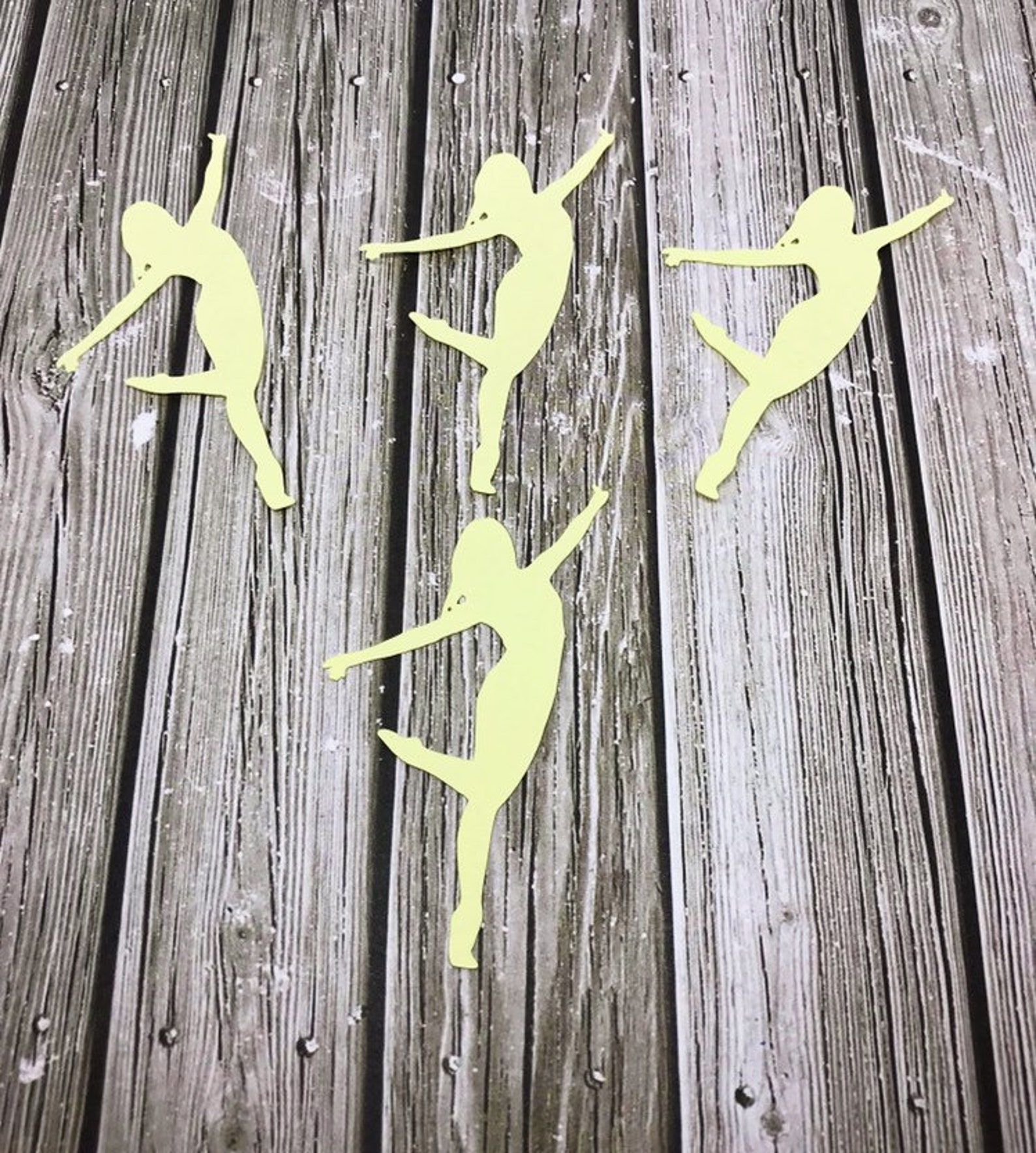 Paper Dancer Die Cut Dancer Cutout Paper Dancer Dancing Girl Dancing ...