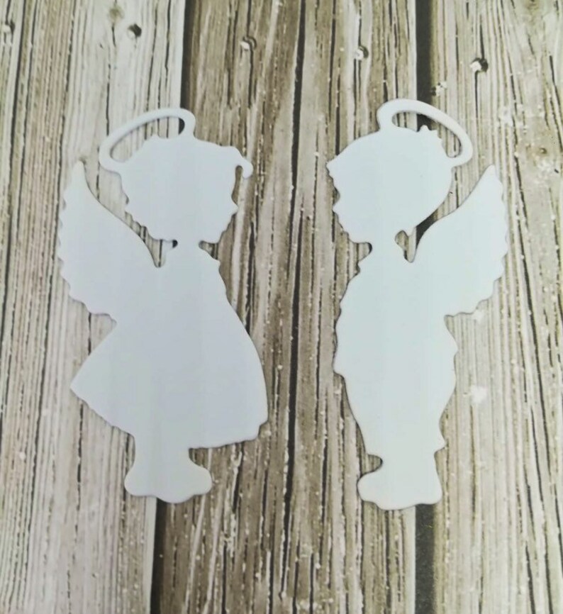 Paper Angels Die Cut - Paper Angel Cutout - Paper Angel - Paper Die Cut ...