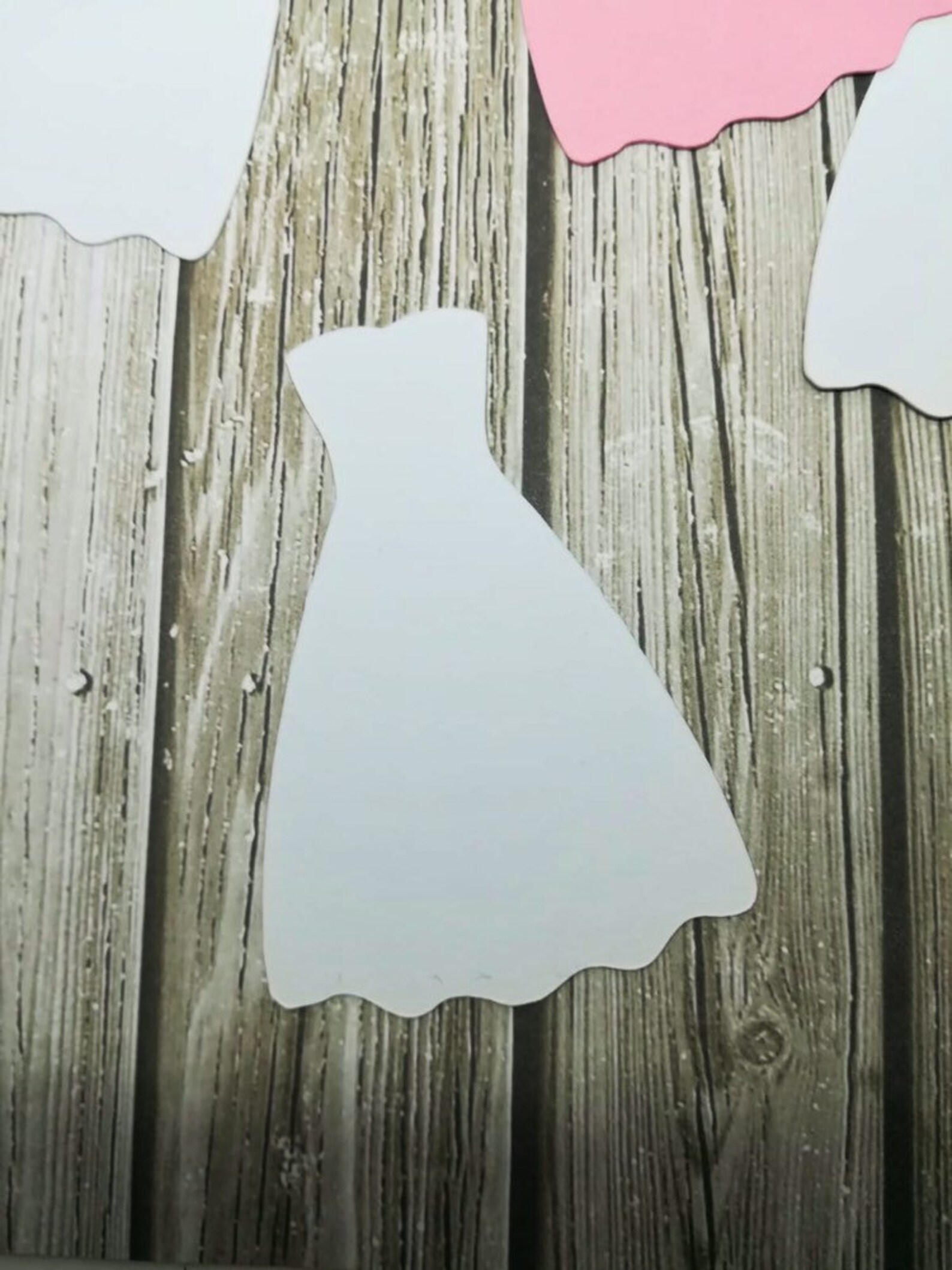 Paper Dress Die Cut - Dress Cutout - Paper Dress - Girls Dress - Dress ...