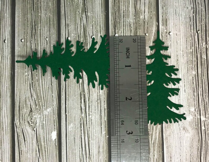 Paper Christmas Tree Die Cuts - Paper Christmas Tree Cutout - Paper ...