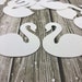 Swan Die Cut - Paper Swan - Swans - Paper Swan Cutouts - Paper Swan Die ...