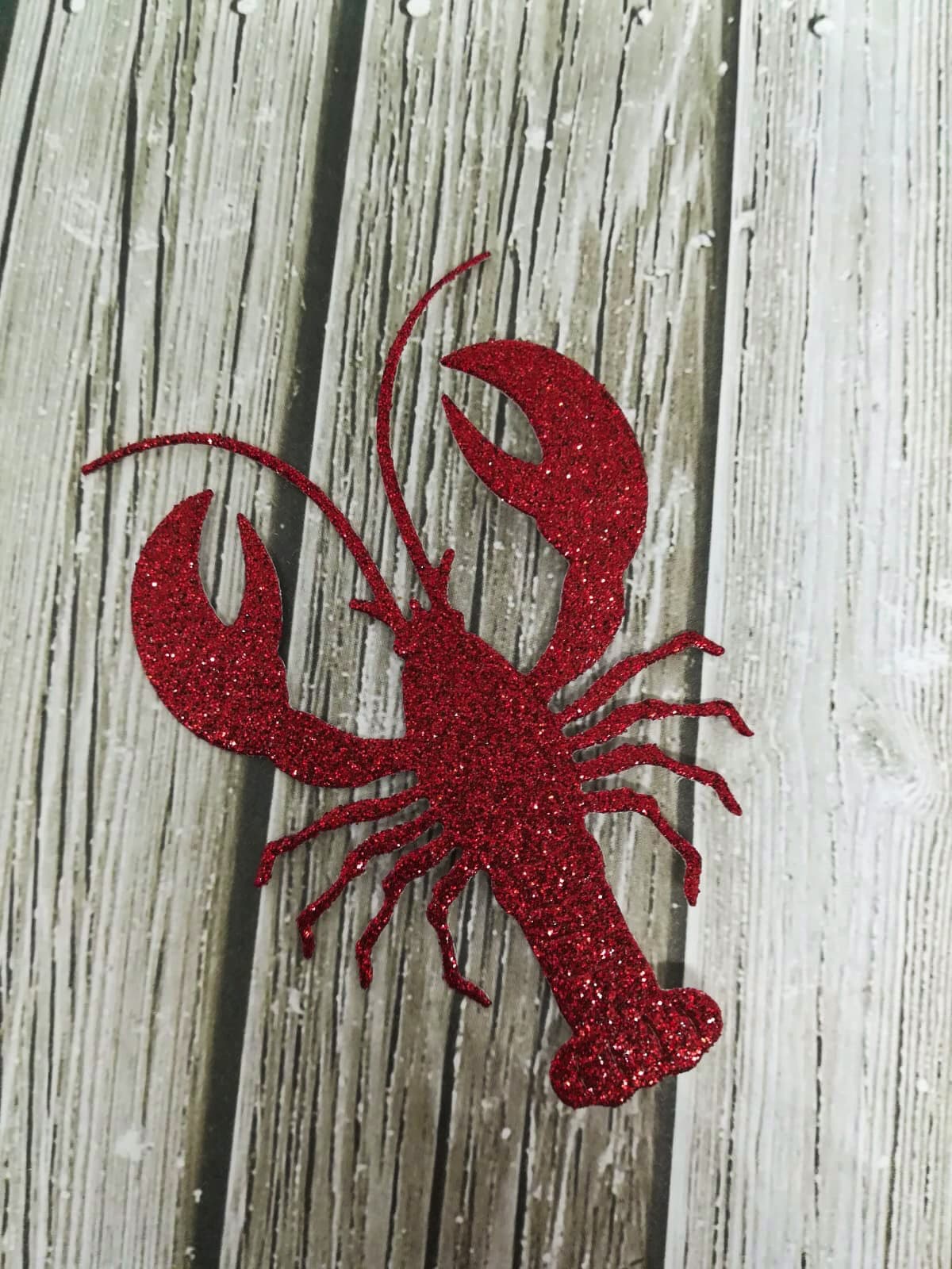 Glitter Paper Lobster Lobster Cutouts Die Cut Lobsters Set of Lobsters ...