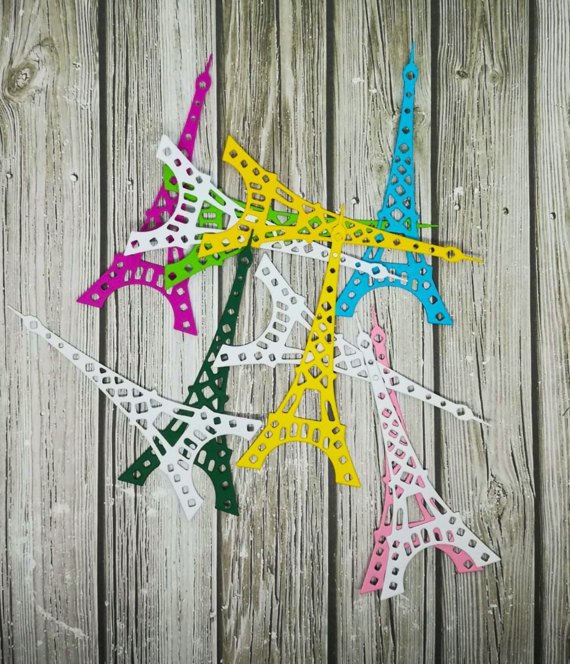 Eiffel Tower Die Cuts - Eiffel Tower Cutout - Eiffel Tower - Paper Die ...