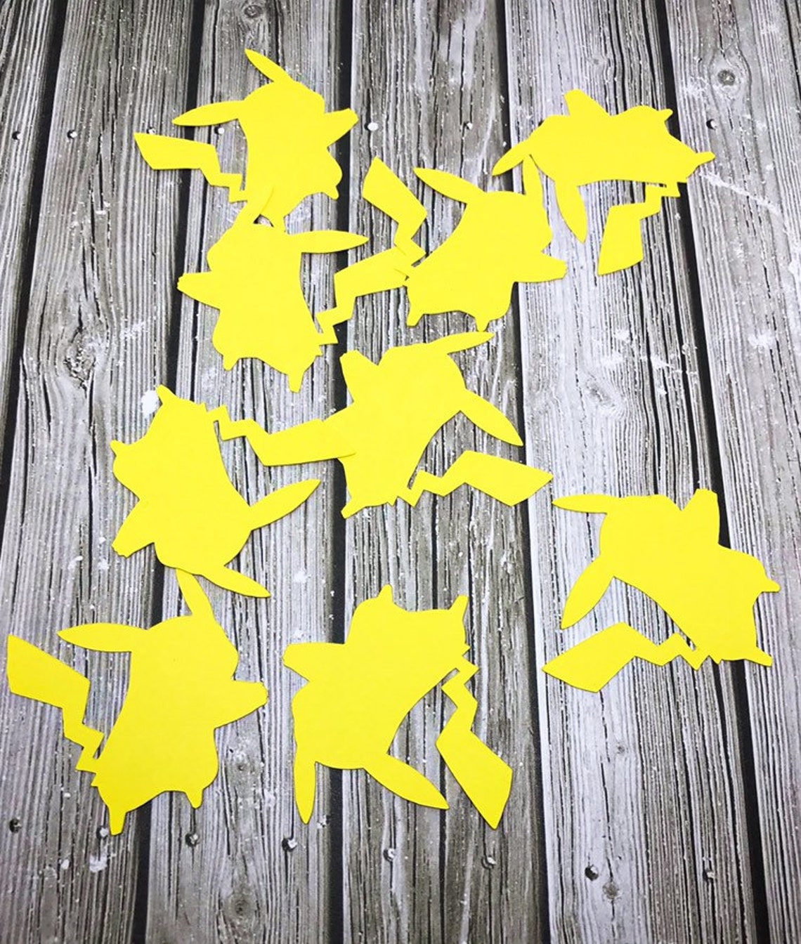 Paper Pikachu Die Cut Pikachu Cutout Paper Pikachu Pokemon Pokemon Die ...