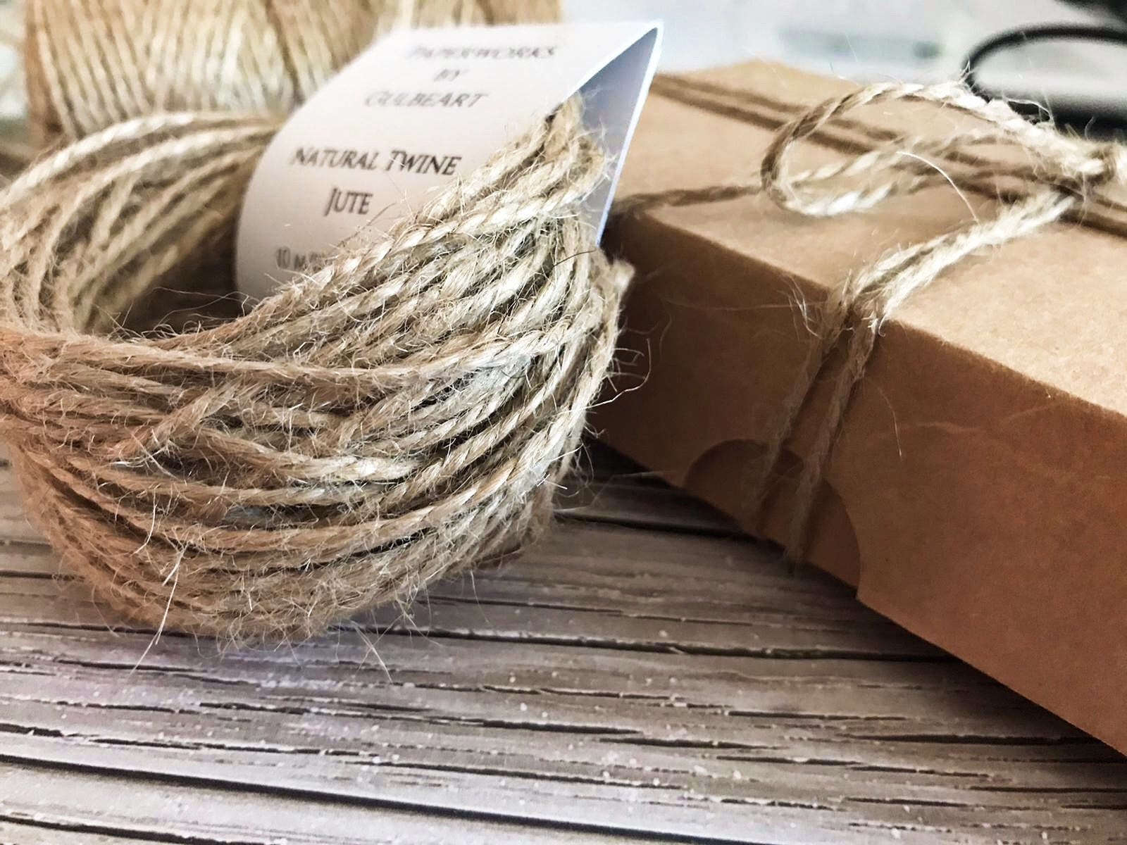 Wrapping Twine Gift Wrap Twine Jute Rope Gift Wrapping Packing Twine ...