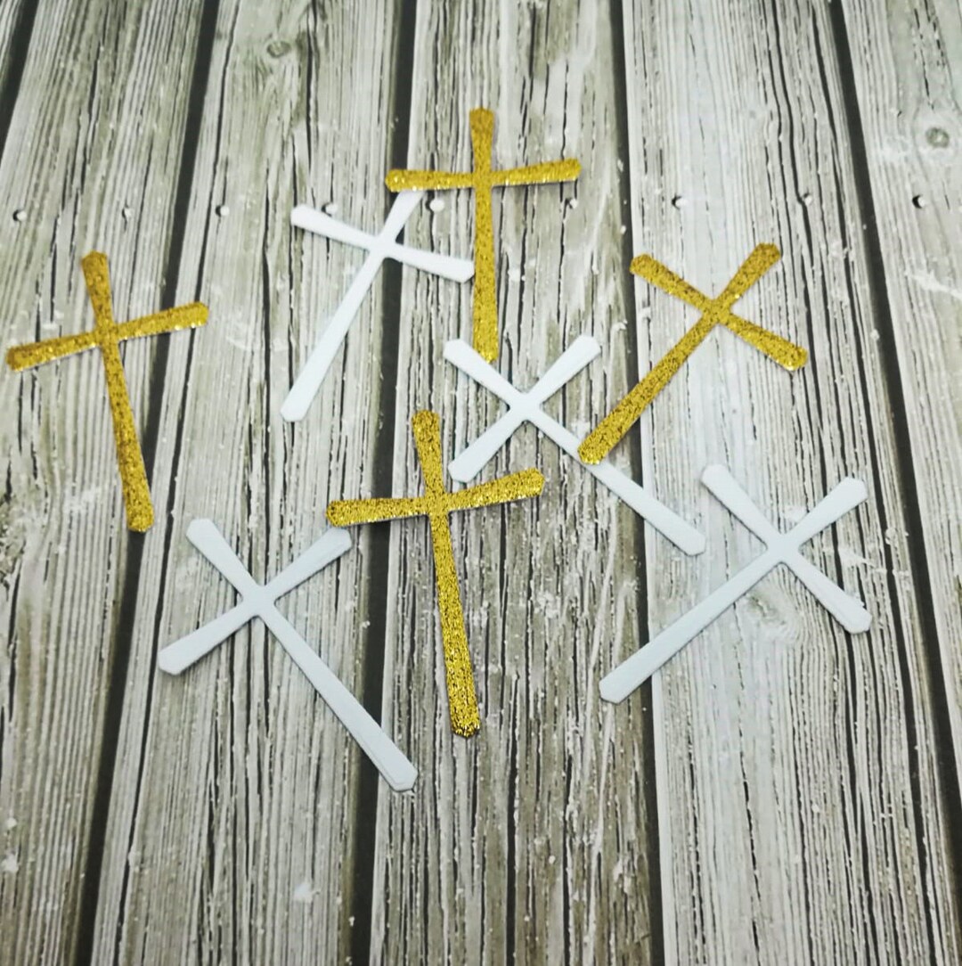 Paper Cross Die Cuts - Paper Cross Cutout - Paper Cross - Paper Die Cut ...