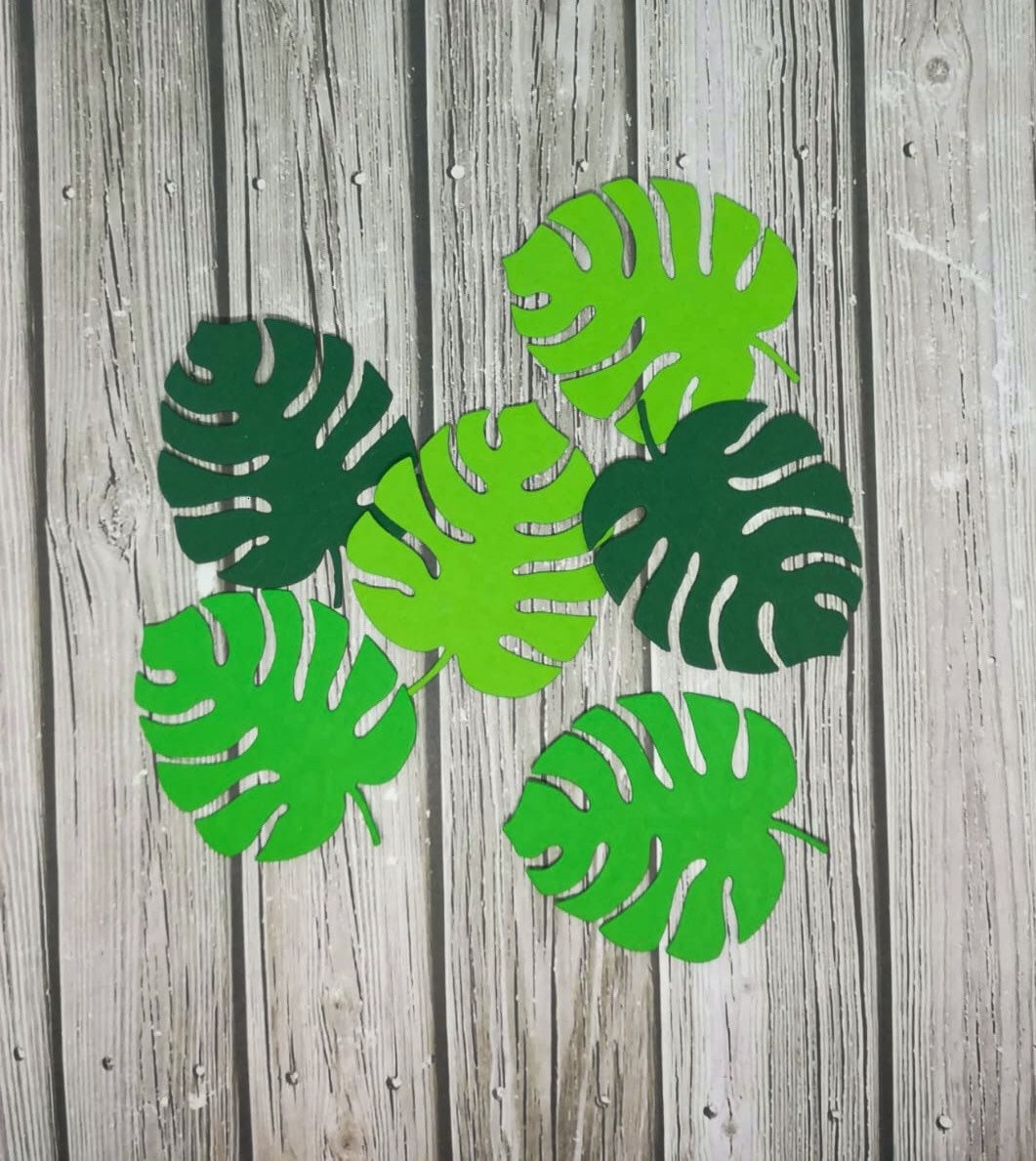 Paper Leaves Die Cuts Paper Leaves Cutout Paper Leaves Paper Die Cut ...