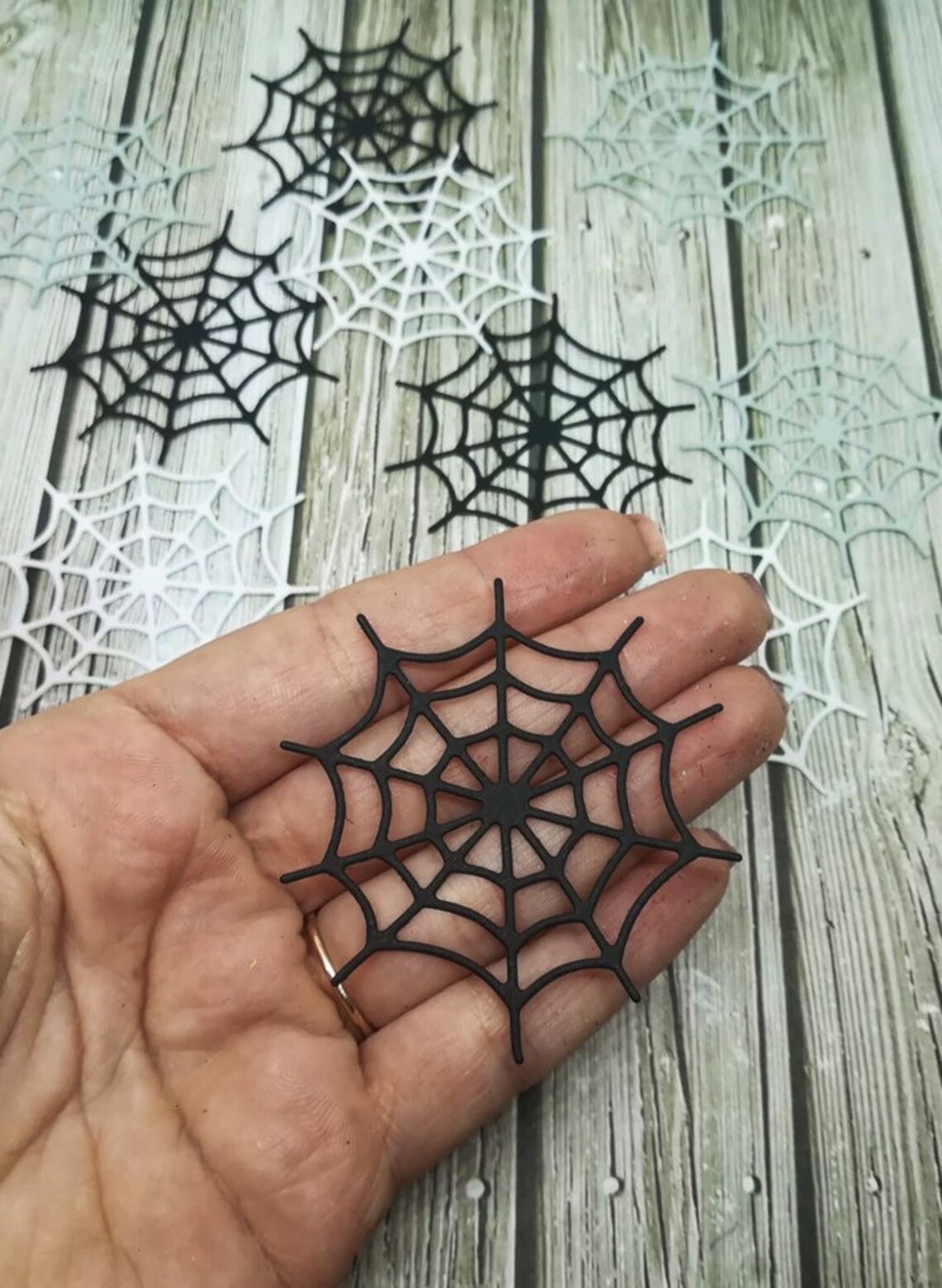 Paper Spider Web - Spider Web Cutouts - Die Cut Web - Set of Spider ...