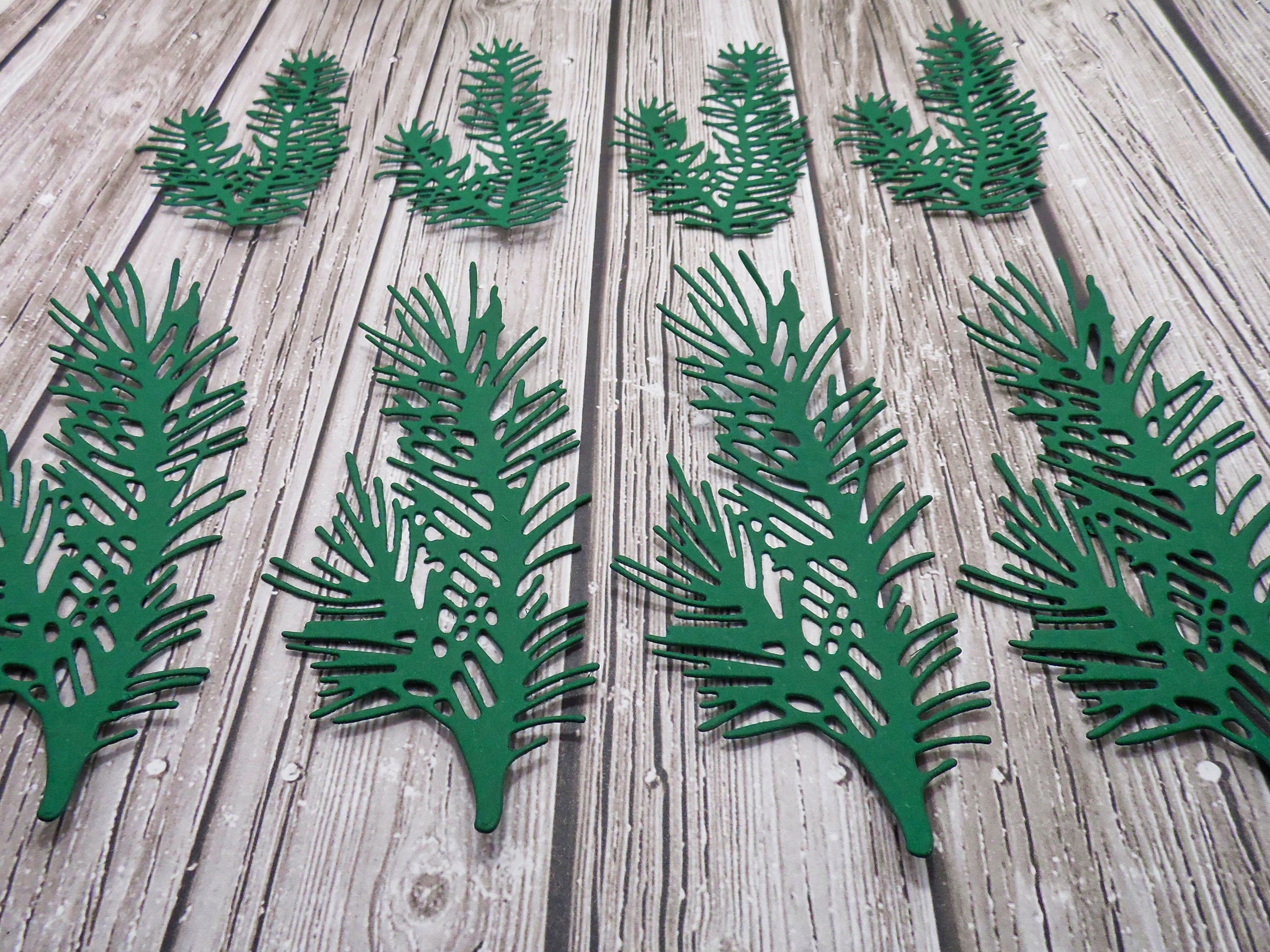 Branch Die Cuts Branch Cutouts Christmas Tree Branch Paper Die Cut Mix ...